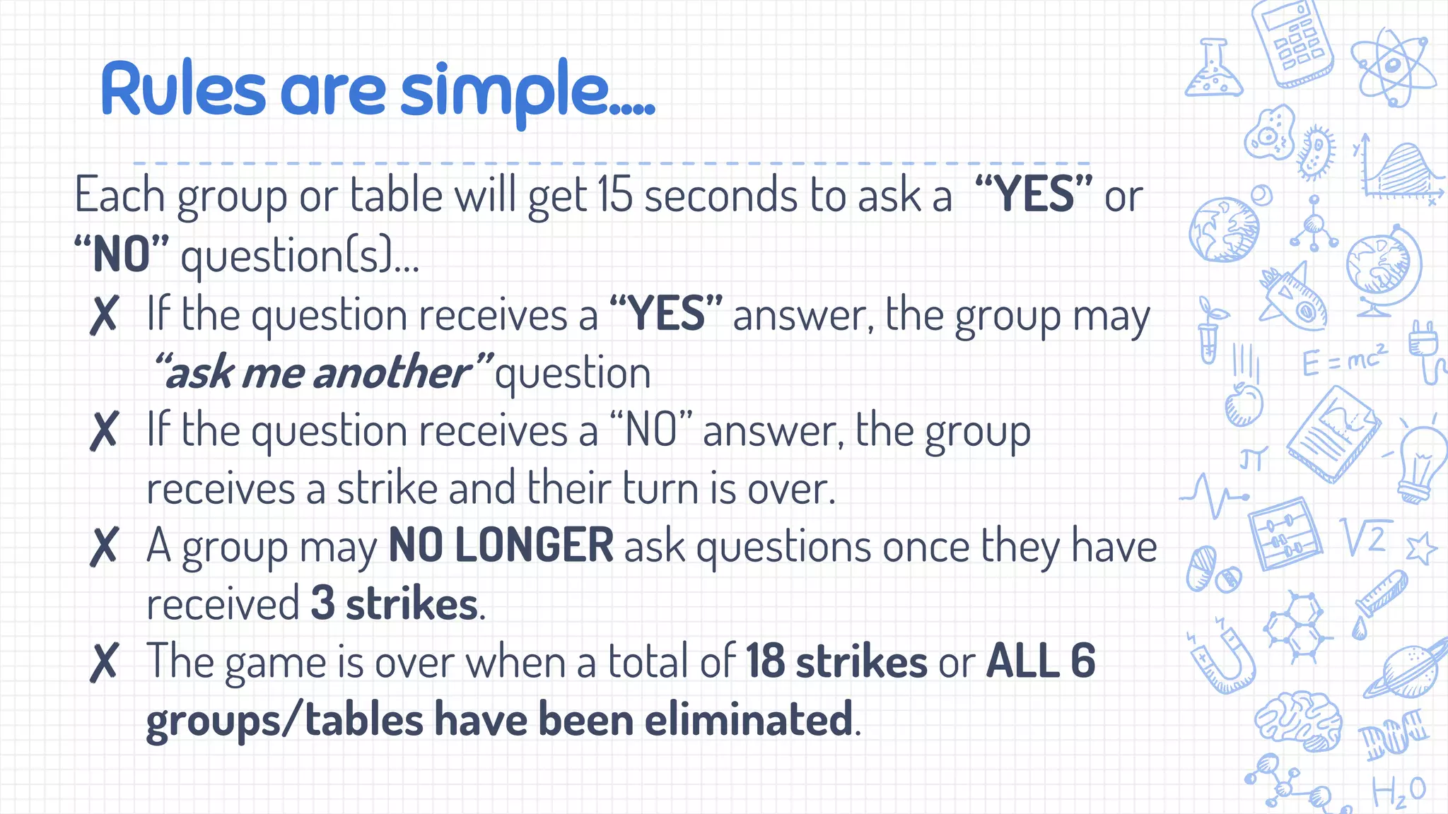 Ask Me Another Rules | PPTX