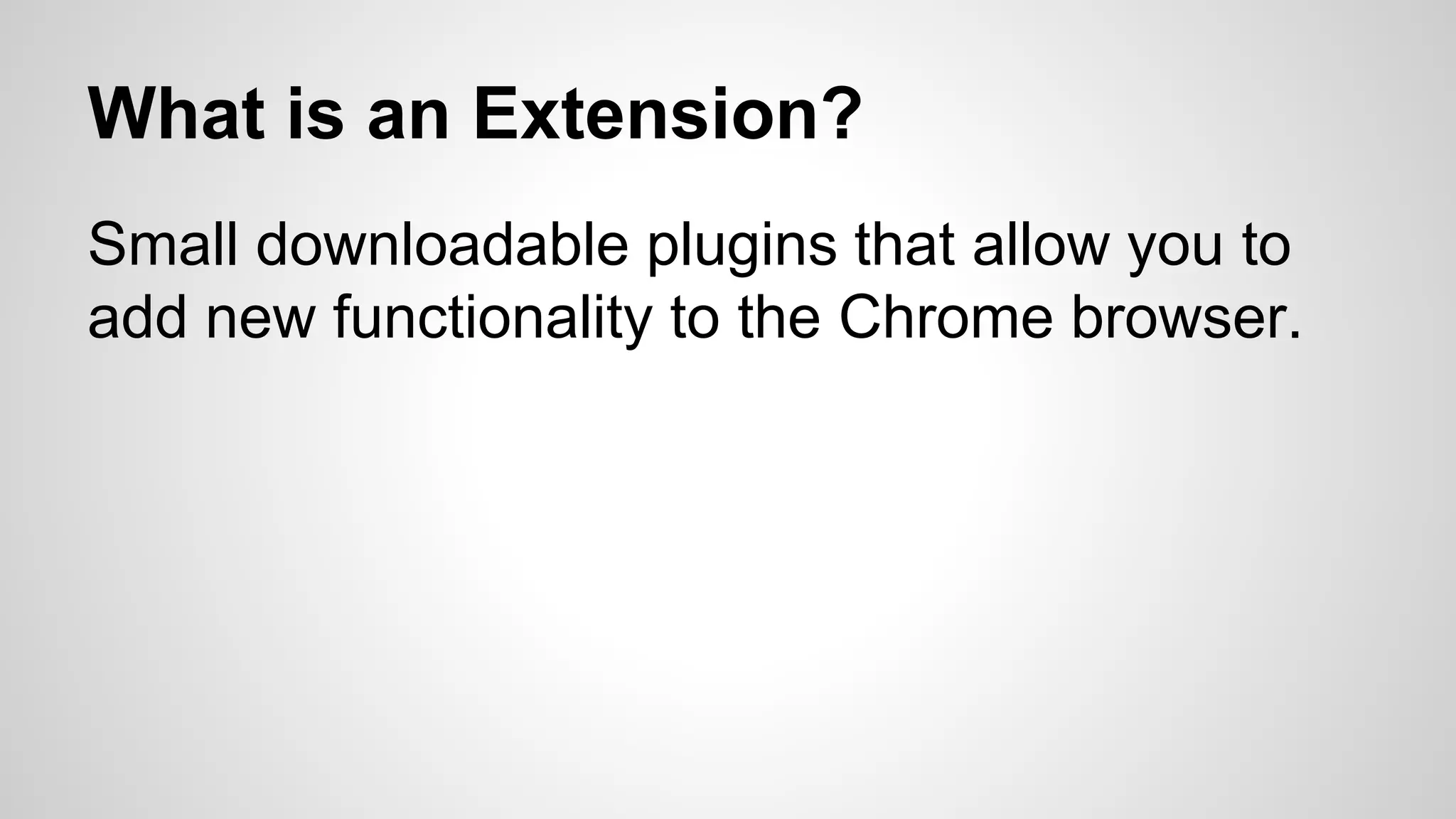 Chrome Extension | PPTX