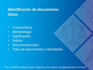 Introduccion a la documentoscopia | PDF