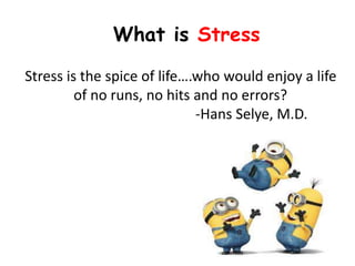 Stress and Health | PPTX