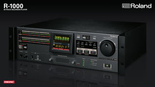 Roland R-1000: 48-Track Recorder/Player | PDF | Digital Audio ...