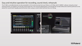 Roland R-1000: 48-Track Recorder/Player | PDF | Digital Audio ...