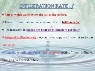 R 12013(ssc-411)-soil moisture constants,soil-water movement & infiltration | PPTX | Chemistry ...