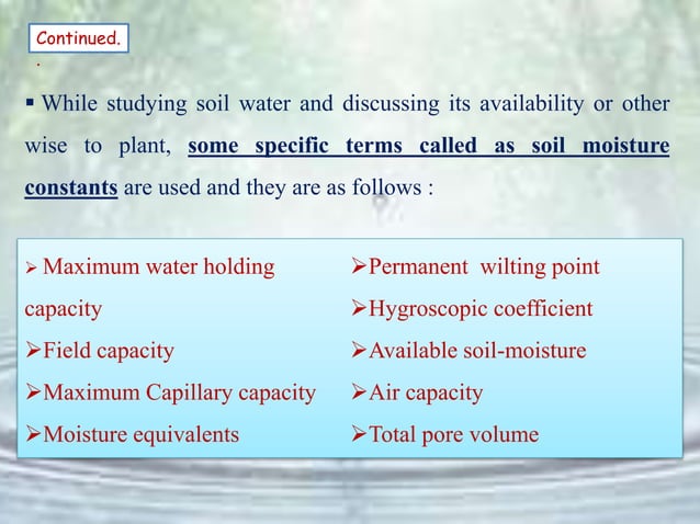 R 12013(ssc-411)-soil moisture constants,soil-water movement ...