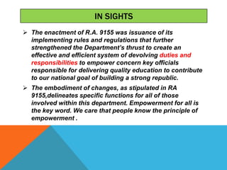 R.a. 9155.ppt v3 | PPTX