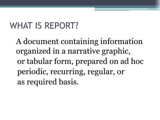 report | PPTX