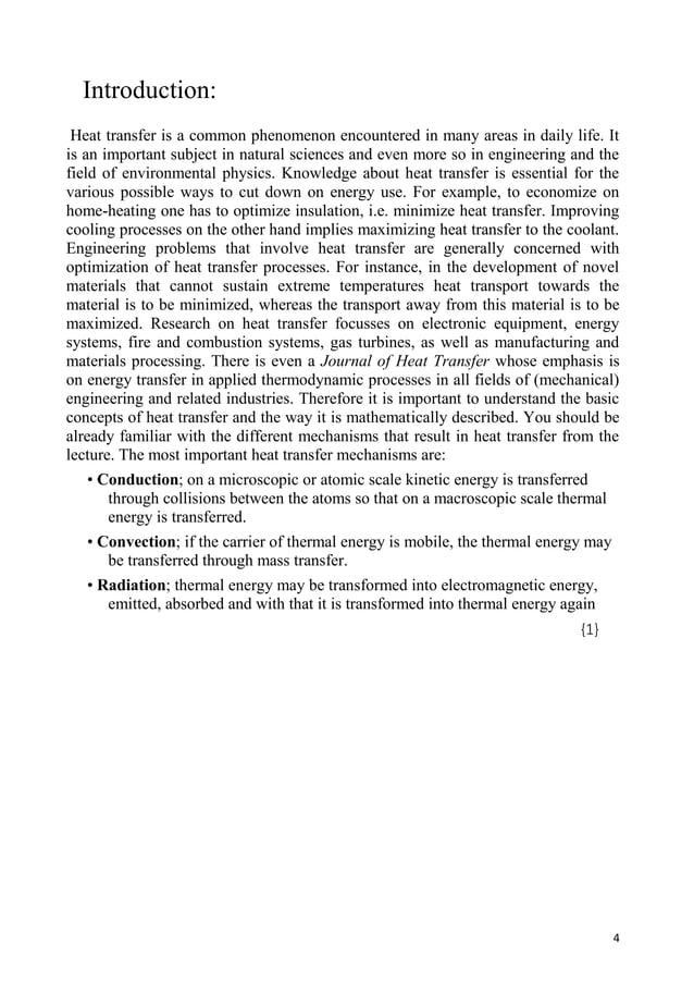 Radial heat conduction | PDF | Physics | Science