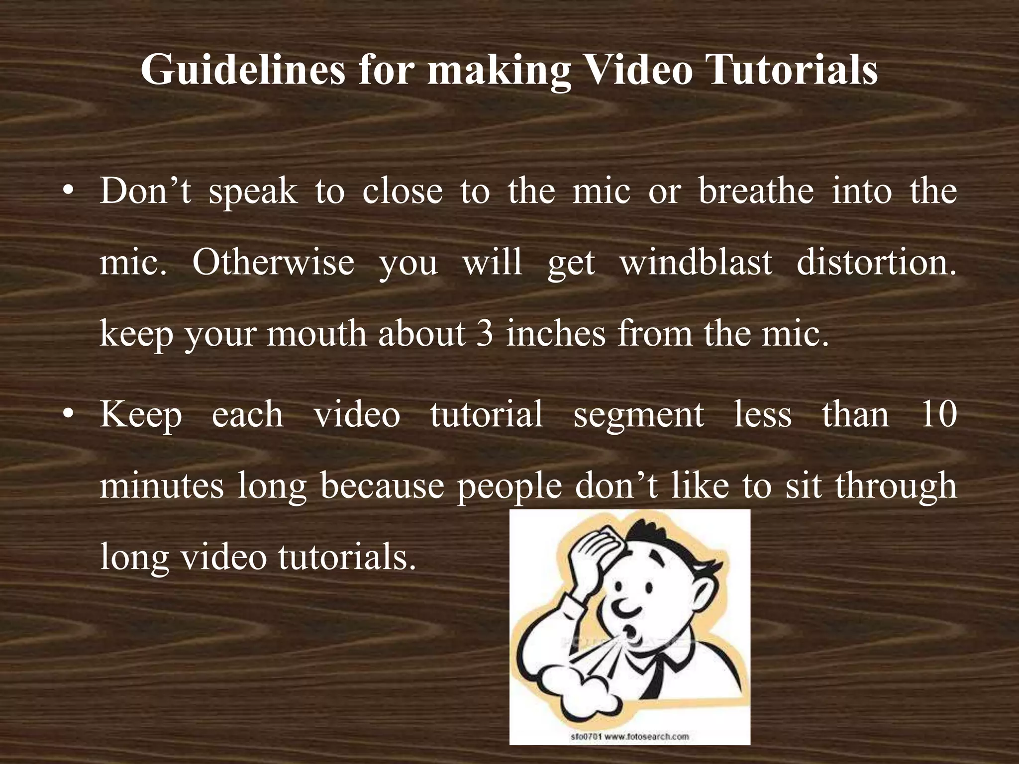 Guidelines for Making Video Tutorials - R.D.Sivakumar | PPT