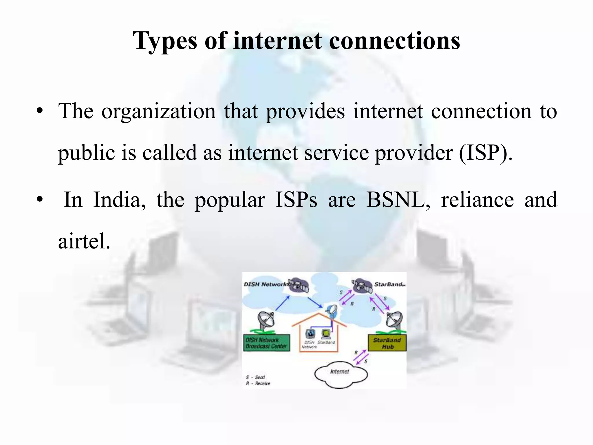 Types of Internet Connections - R.D.sivakumar | PPTX