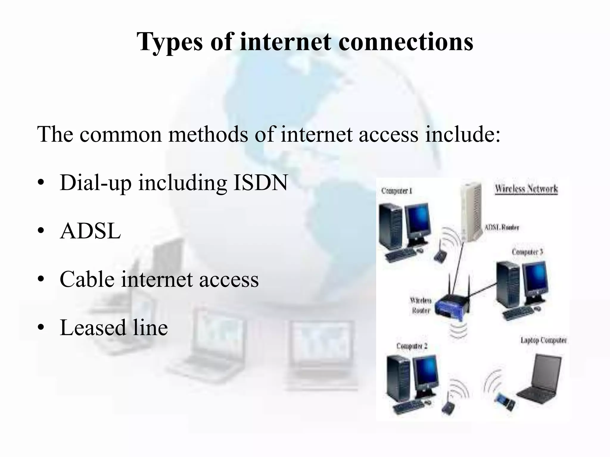 Types of Internet Connections - R.D.sivakumar | PPTX