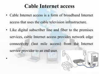 Types of Internet Connections - R.D.sivakumar | PPTX