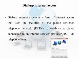 Types of Internet Connections - R.D.sivakumar | PPTX