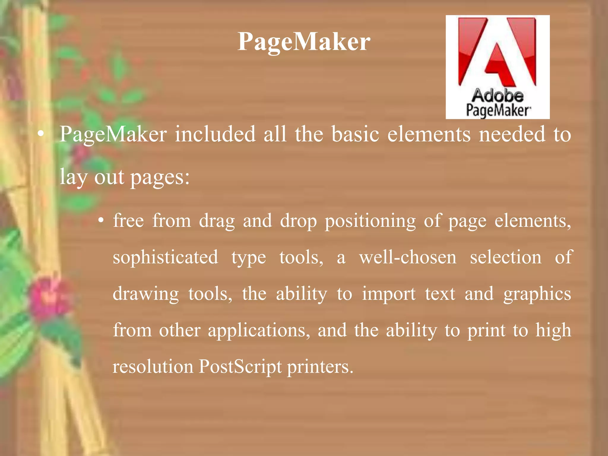PageMaker - R.D.sivakumar | PPT