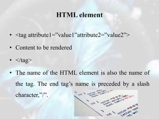 HTML - R.D.sivakumar | PPT