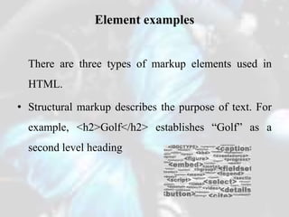 HTML - R.D.sivakumar | PPT