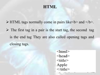 HTML - R.D.sivakumar | PPT