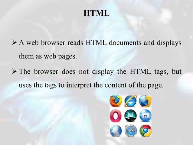 HTML - R.D.sivakumar | PPT