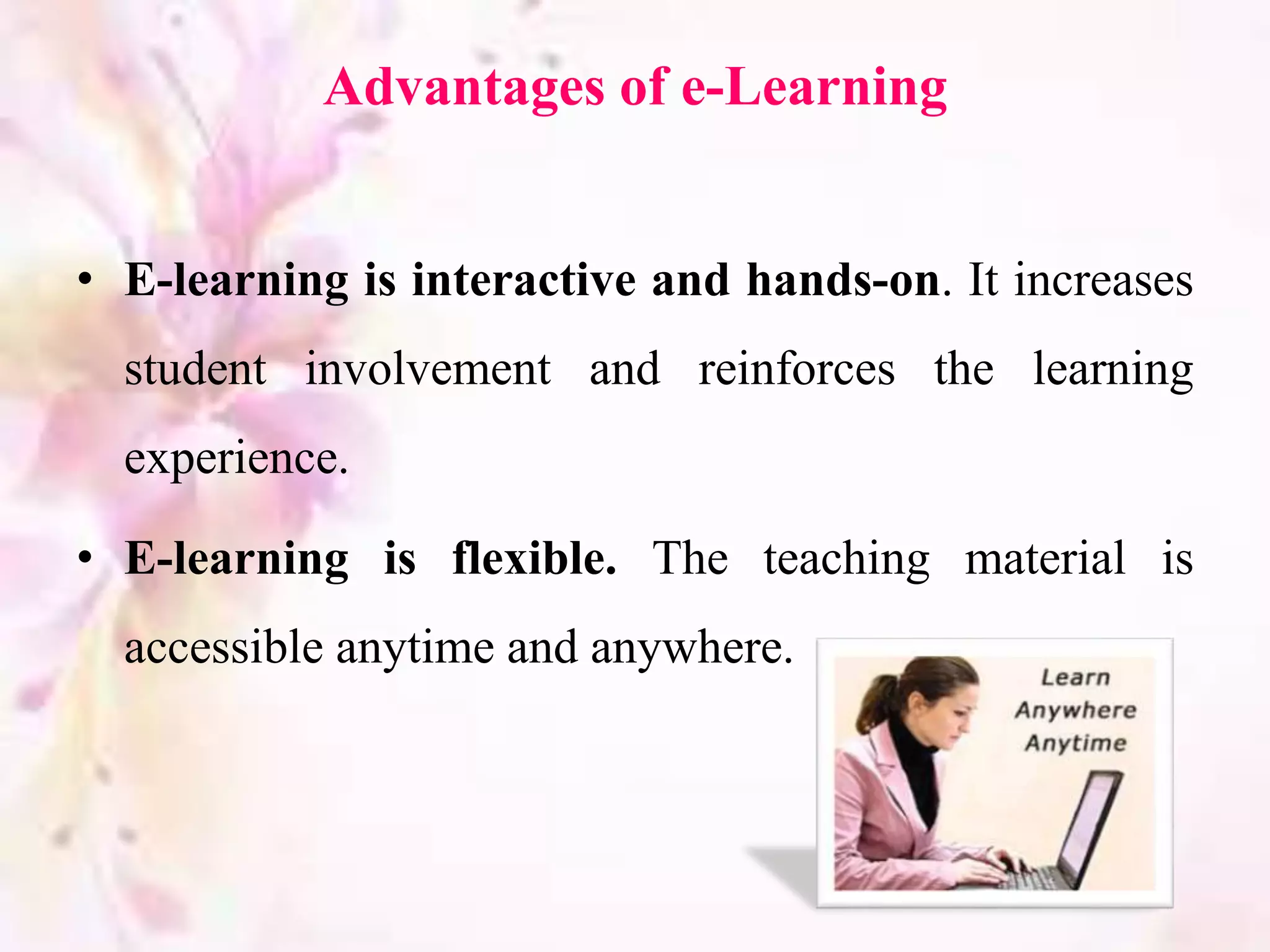Advantages of E-learning - R.D.Sivakumar | PPT