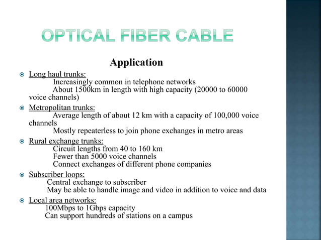 Wired Transmission Media