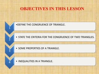 R.TANUJ Maths Triangles for Class IX | PPTX
