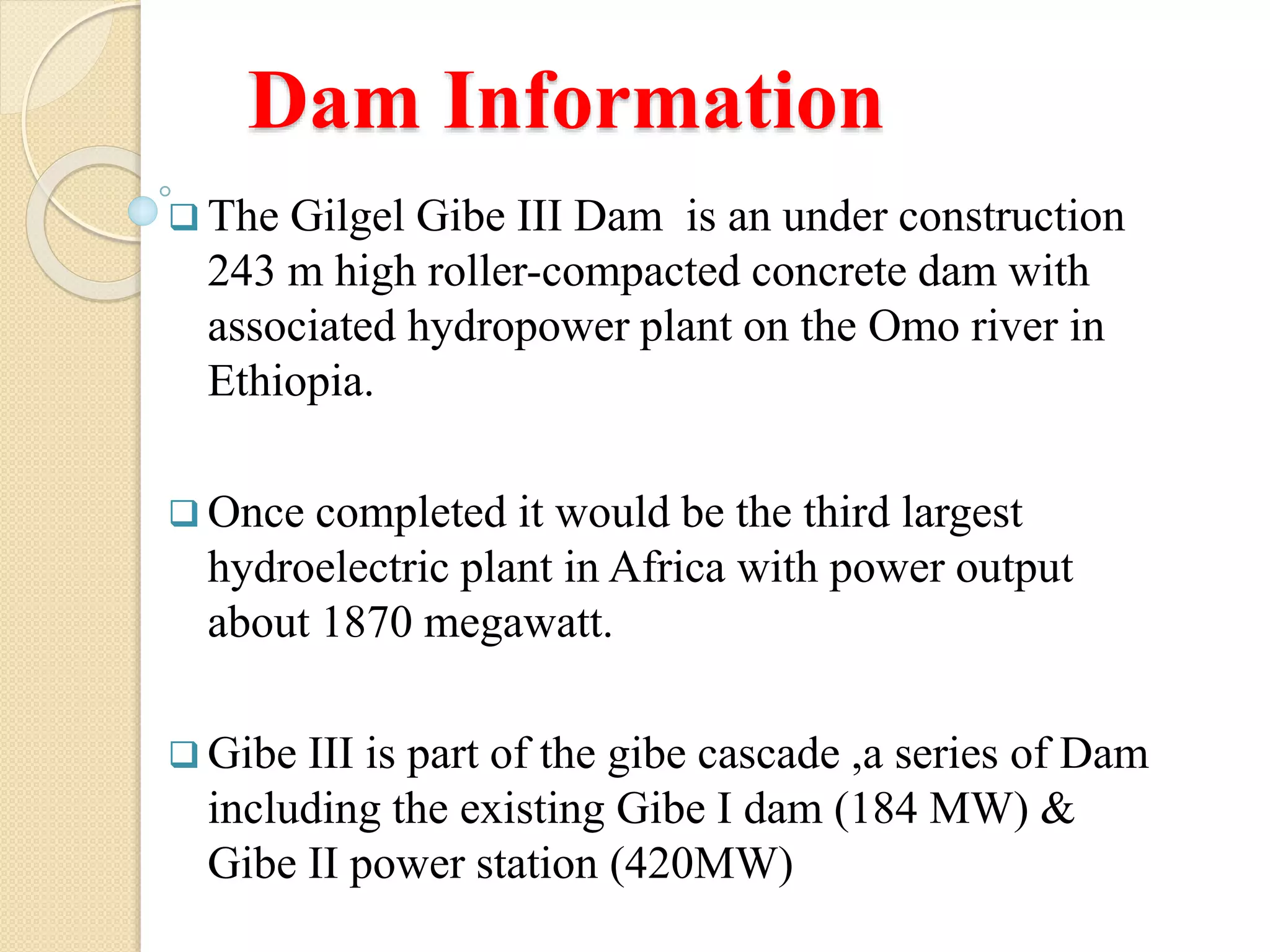 gilgel gibe dam | PPTX
