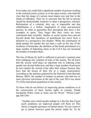 Prison Visiting System In India - R.K. Saxena - PVS India | PDF