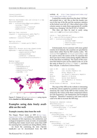 rworldmap: A New R package for Mapping Global Data | PDF