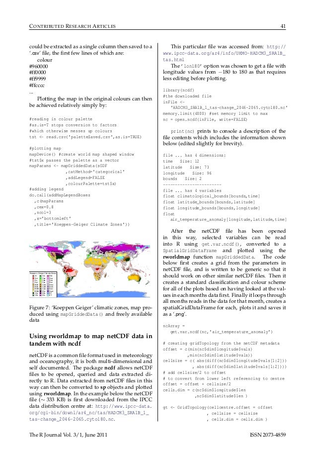 rworldmap: A New R package for Mapping Global Data
