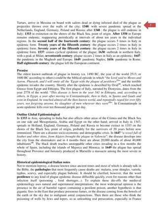 R. Villano - Plague in italian states xiv-xvii century | PDF