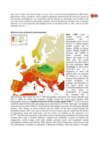 R. Villano - Plague in italian states xiv-xvii century | PDF