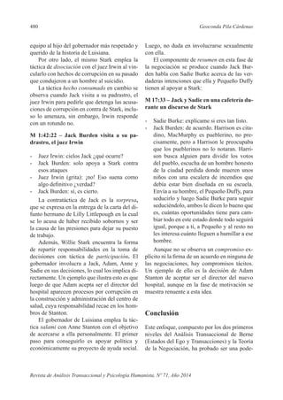 Todos los hombres del rey: Abordaje desde el Análisis Transaccional y la Negociación | PDF