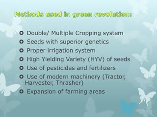 R.P Maurya Green Revolution | PPTX