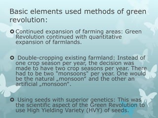 R.P Maurya Green Revolution | PPTX