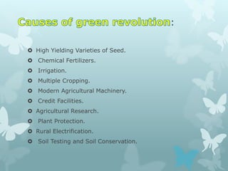 R.P Maurya Green Revolution | PPTX