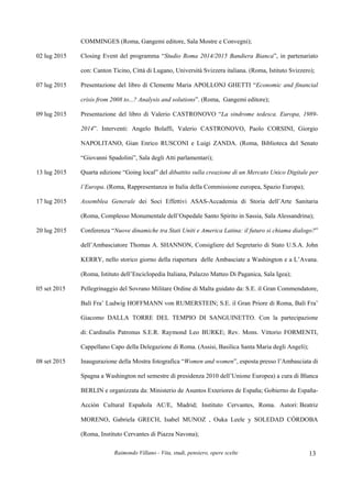 R. VILLANO - TIMELINE 2015 | PDF