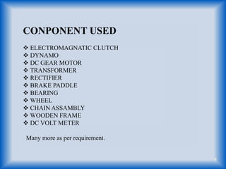 Regenerative Breaking System final presentation | PPTX