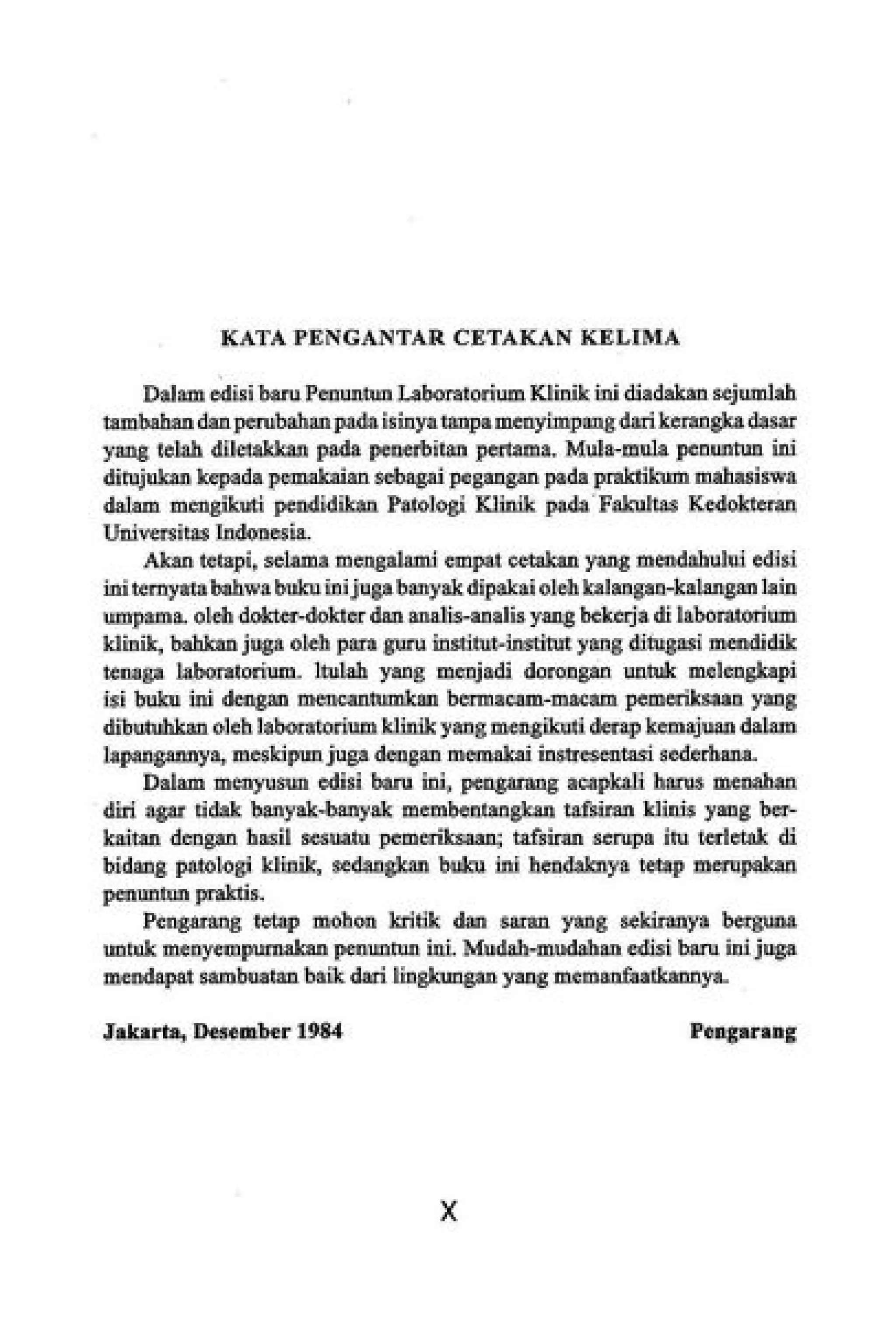 R. gandasoebrata-penuntun-laboraturium-klinik.-intro | PDF