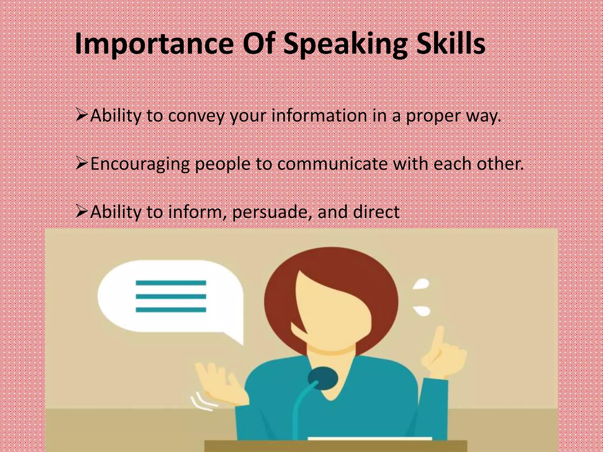 LISTENING AND SPEAKING SKILLS | PPTX