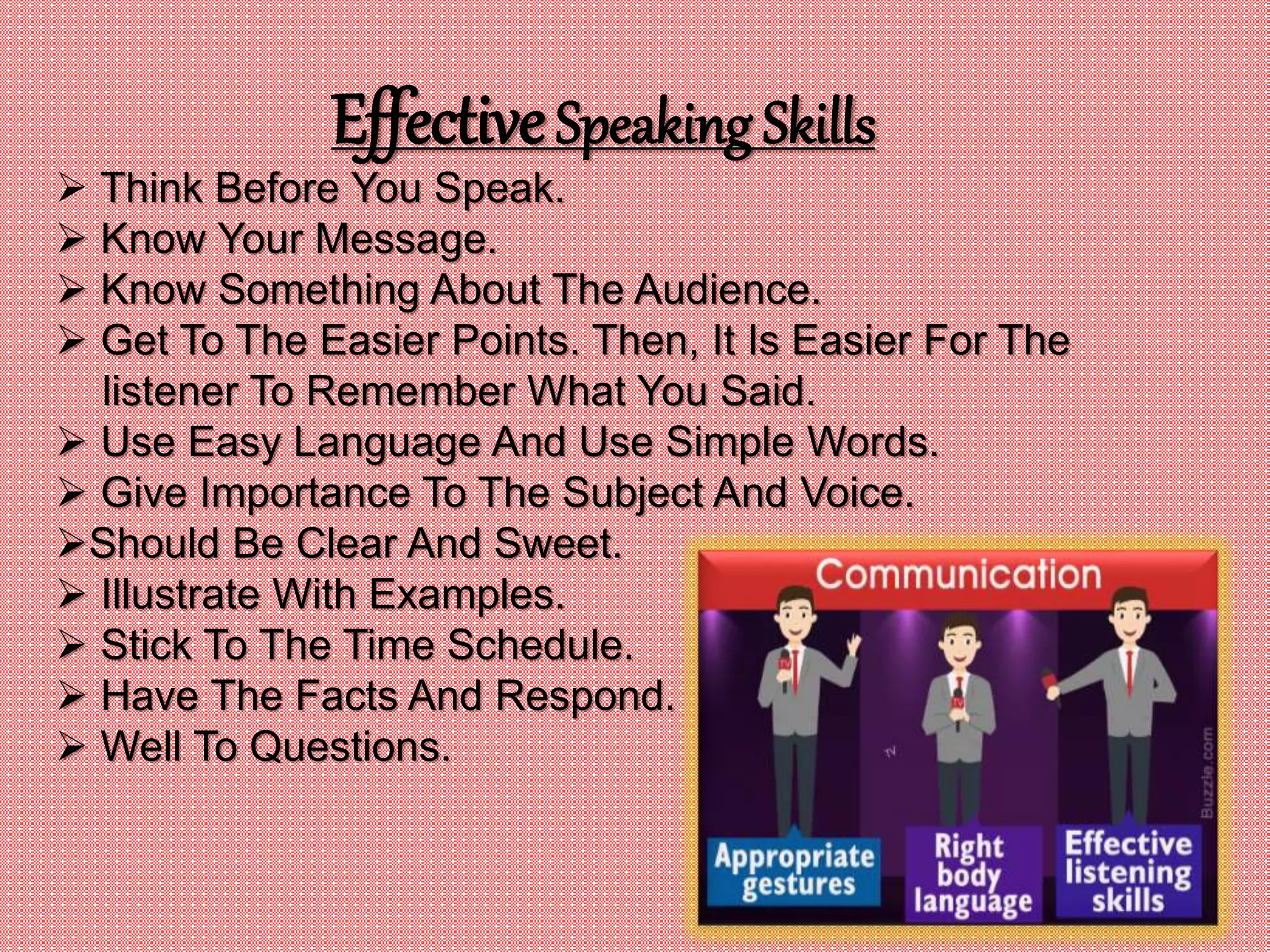 LISTENING AND SPEAKING SKILLS | PPTX