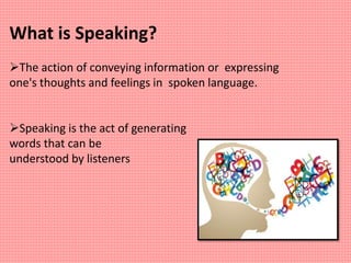 LISTENING AND SPEAKING SKILLS | PPTX