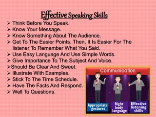LISTENING AND SPEAKING SKILLS | PPTX