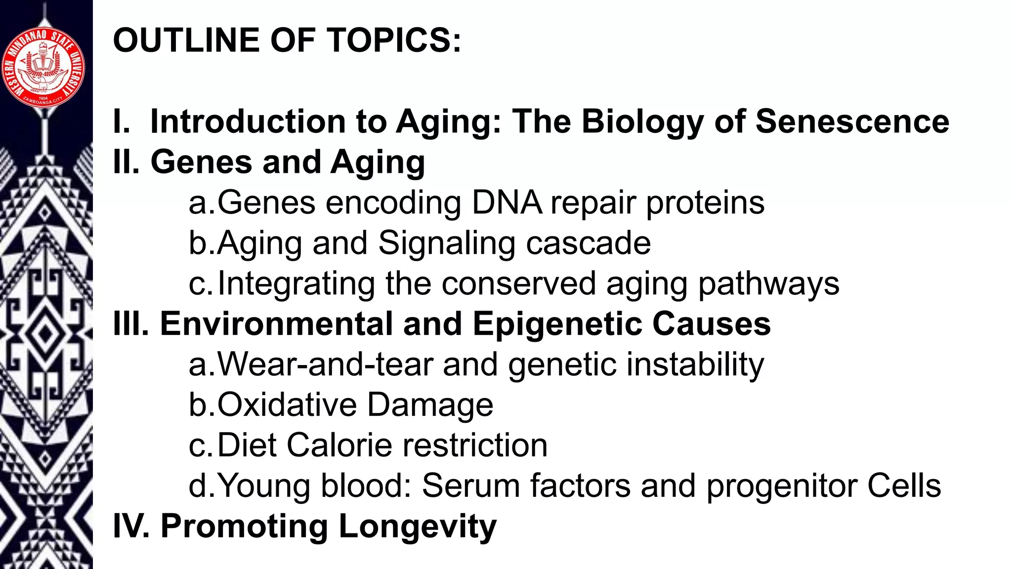 Molecular basis of aging and longevity | PDF