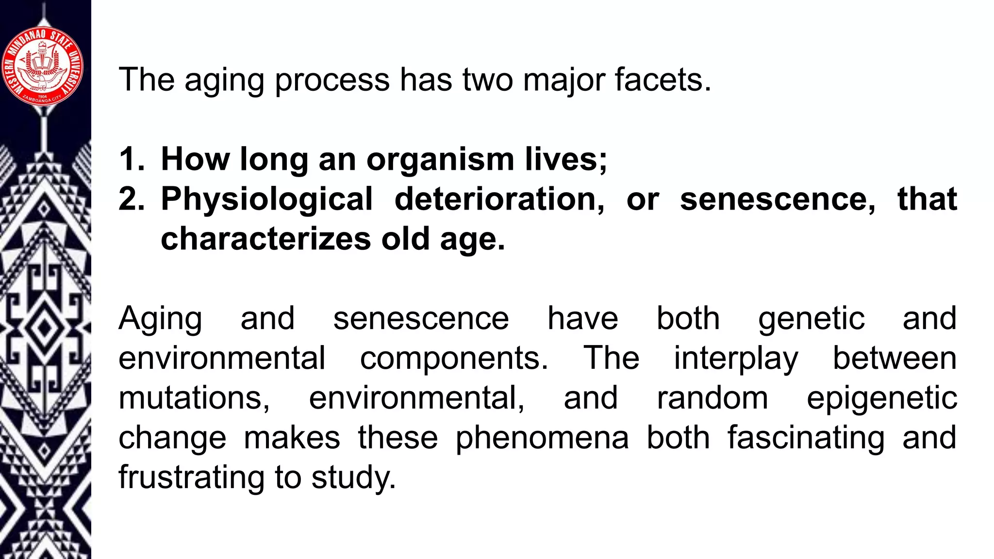 Molecular basis of aging and longevity | PDF