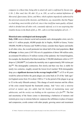 R. Villano-Plague in Italy-Historical, literary, medical, sociological ...