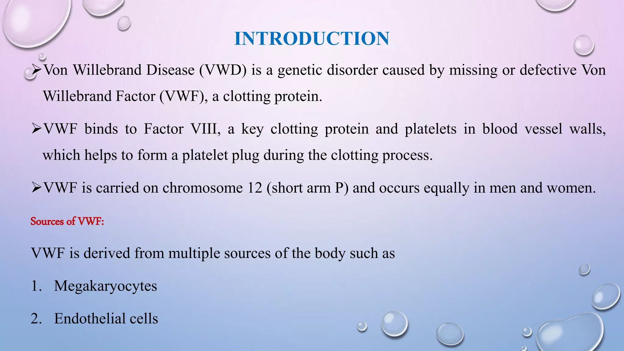 Von Willebrand Disease Type III | PPTX