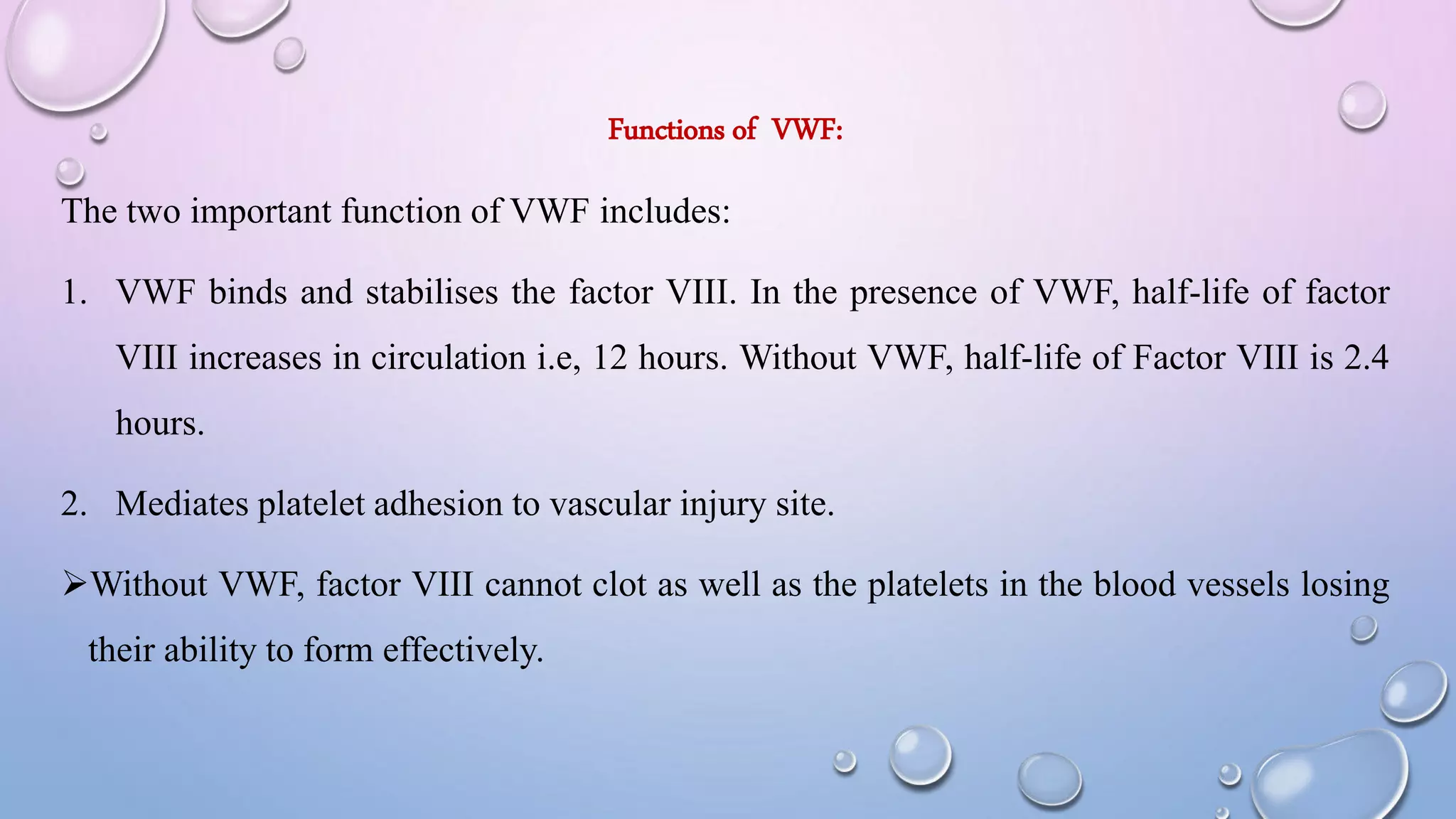 Von Willebrand Disease Type III | PPTX