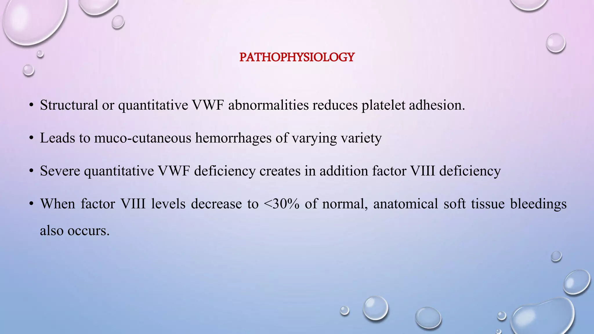 Von Willebrand Disease Type III | PPTX