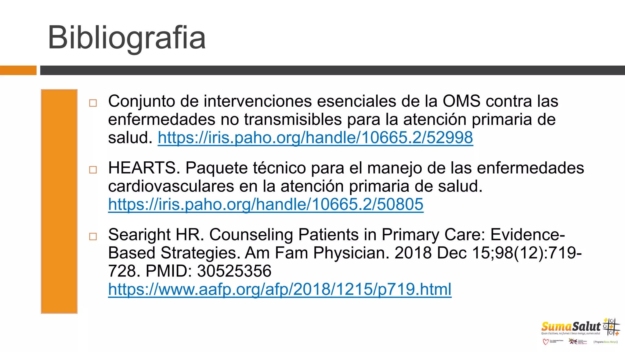 Seminari SumaSalut: La veu dels referents sobre la integració dels programes. 10 de Juny de 2021 ...
