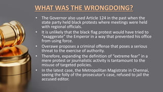 R.rajagopal v. state of tamil nadu. case study | PPTX