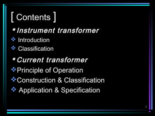 instrument transformer | PPT